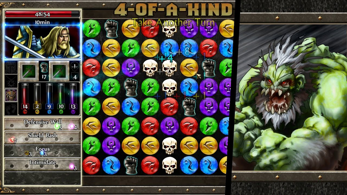 Обзор Puzzle Quest 2 | оказуалили — Всё очень плохо