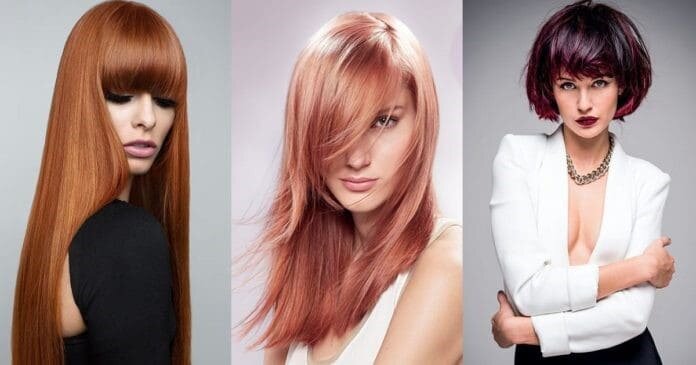 Красные оттенки волос 2019 Цвет и Идеи + 30 фото | Салон красоты Wella ...