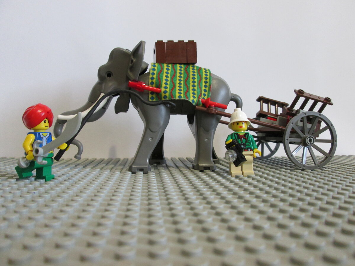 Обзор набора Lego серии «Искатели Приключений» №7414 «Слоновья упряжка ...