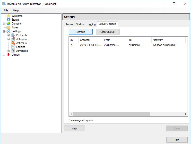 hMailServer — часть 1 | Лаборатория сисадмина | Дзен