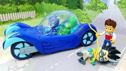 Мультики с игрушками Щенячий патруль Герои в масках - Робот! Новые ...