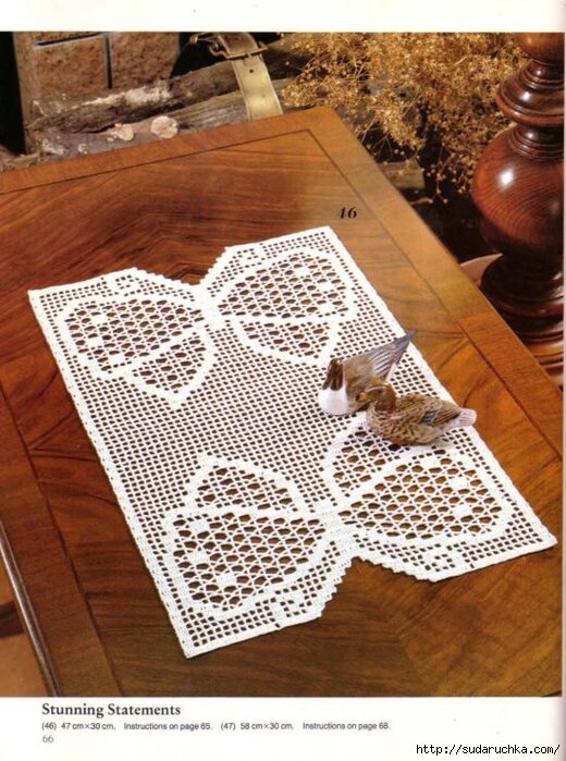 Японские кружевные салфетки и скатерти: традиция и изящество | Сундучок ...