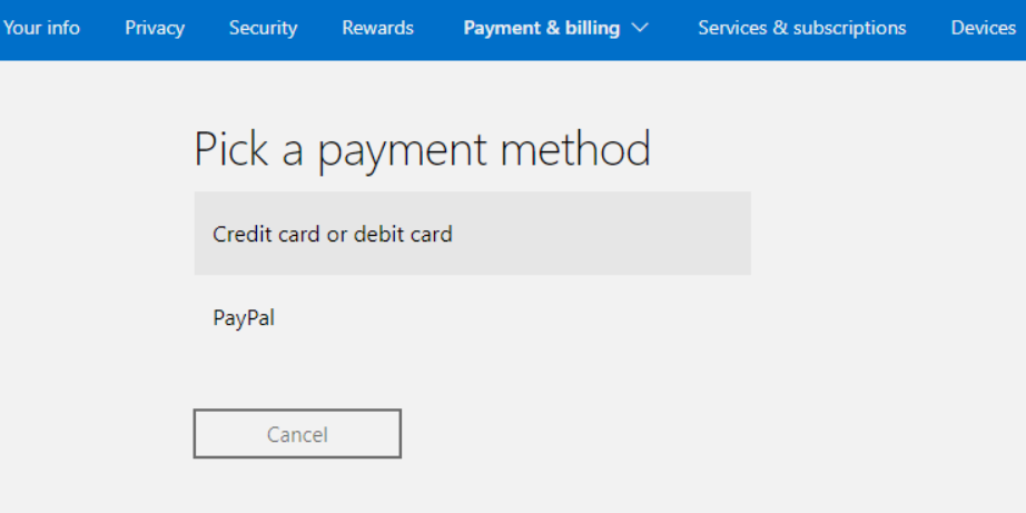 Xbox paypal credit store
