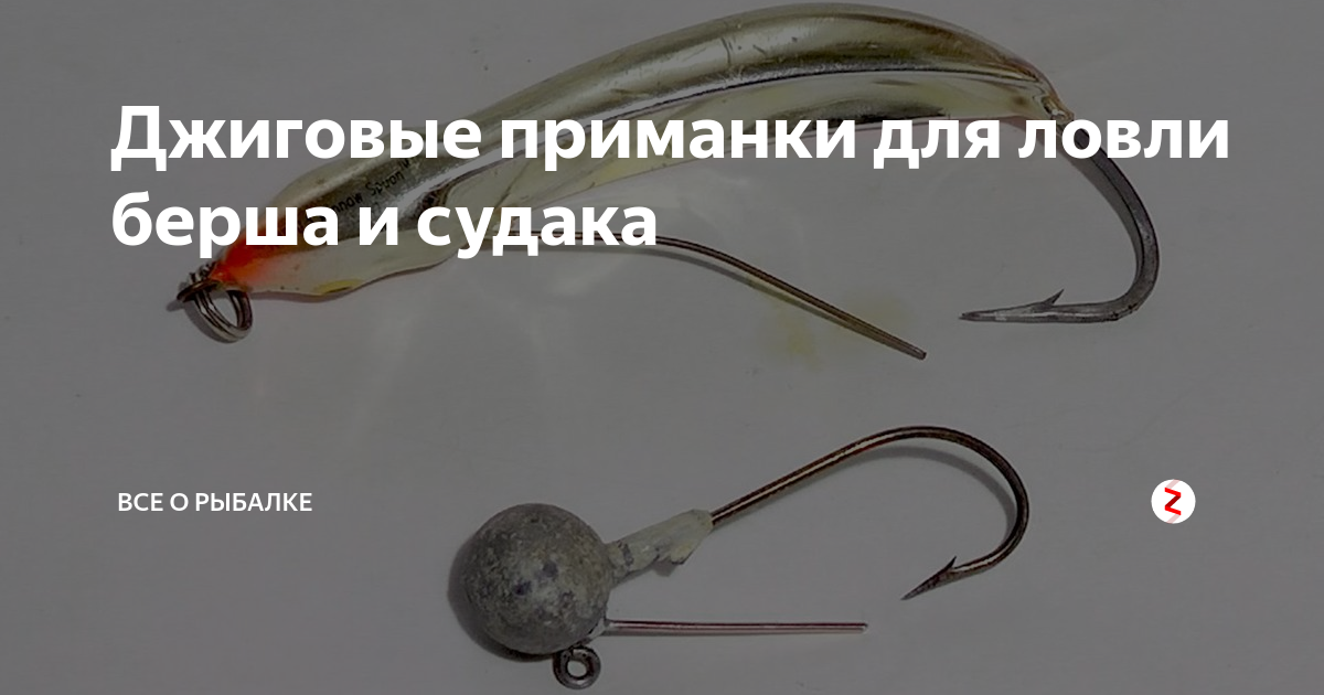 Джиговые приманки для ловли берша и судака | Все о рыбалке | Дзен