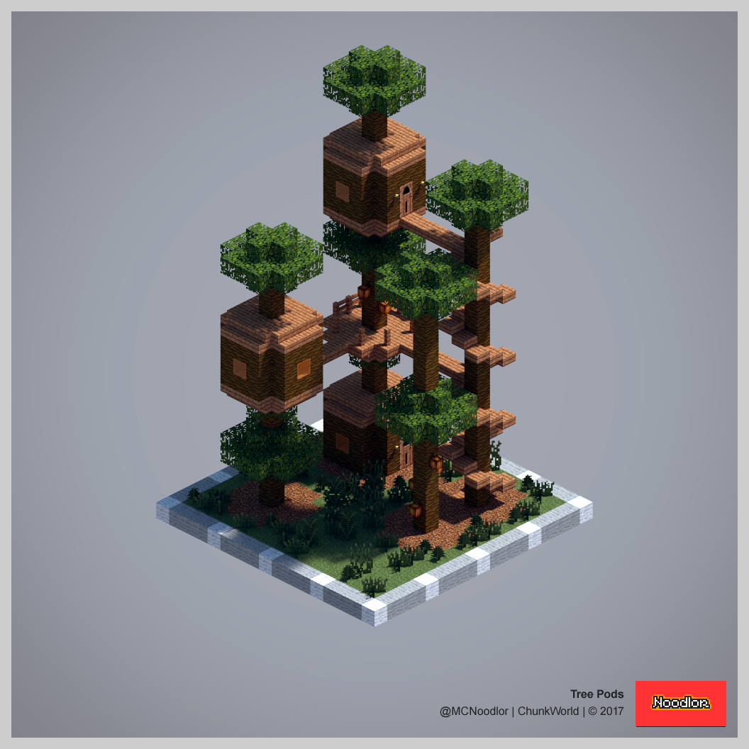 10 крутых построек в Майнкрафте на одном чанке | Кнехт | Дзен