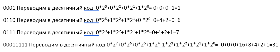 Как перевести из двоичного кода в десятичный. | Робототехника | Дзен