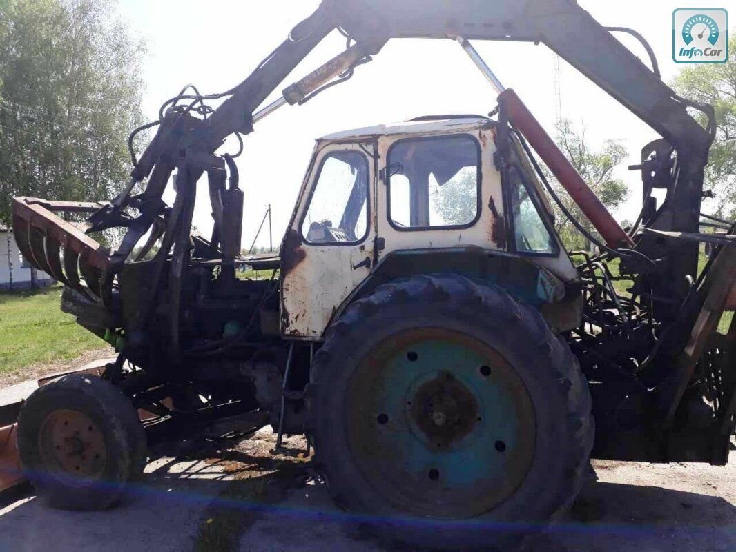 Грейферный погрузчик на старом ЮМЗ-6 | В мире сельского хозяйства | Дзен