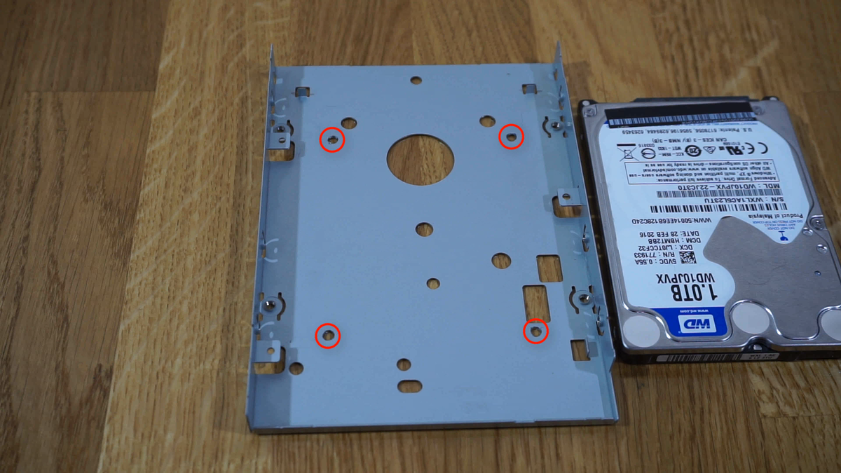 Крепление для установки 2,5" SSD или HDD в отсек 3,5" своими руками ...