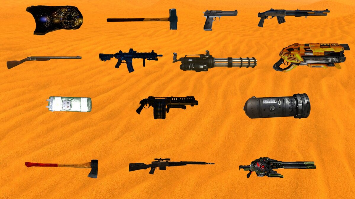 Serious sam weapons