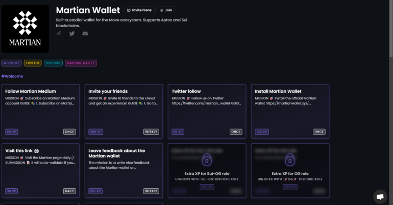 Тестнет - Martian Wallet — Teletype