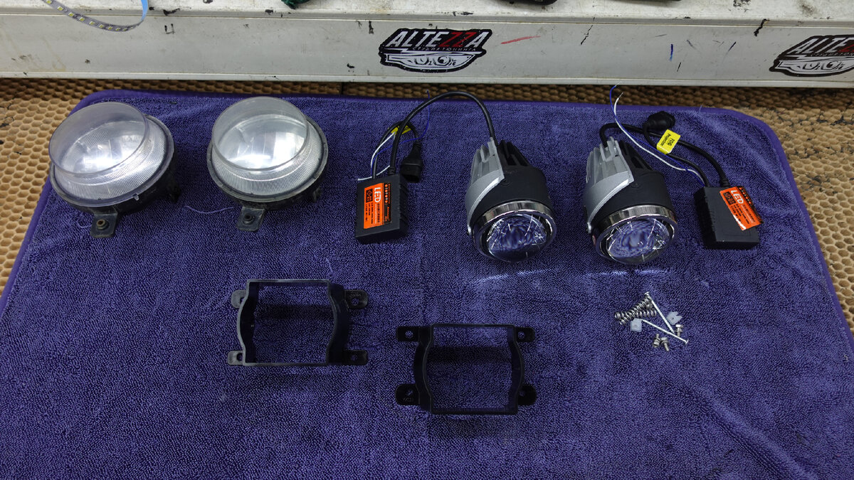 Установка ПТФ Aozoom ALPF-02 с дальним светом на Hyundai ix35 | Edison ...