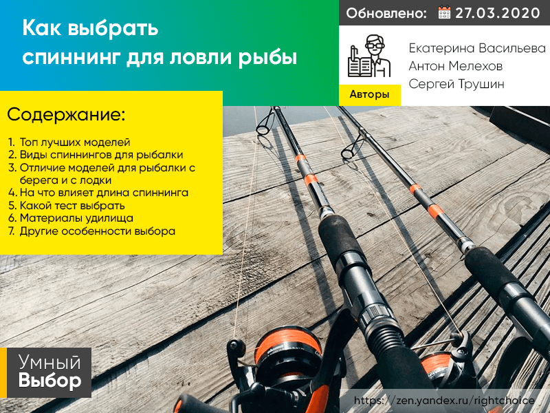 Как выбрать спиннинг для ловли рыбы с берега и лодки: определяемся с ...