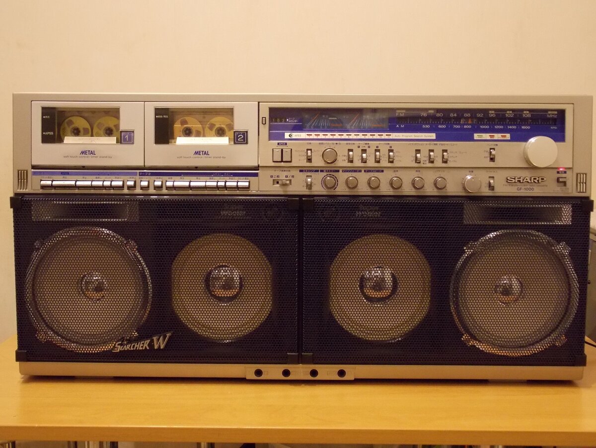 Магнитола Sharp GF-777: большой бумбокс или Легенда? | Prophetmaster Audio | Дзен