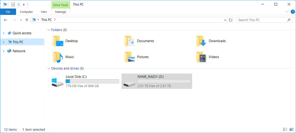 ️ Setting up a software RAID array in Windows | RuCore.NET - English ...