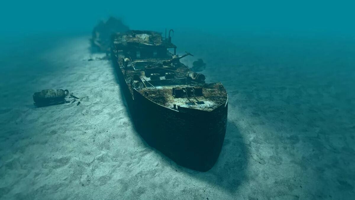 Сравнение глубины самых известных затонувших кораблей | Планета Земля ...