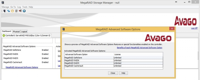 Avago MegaRAID Storage Manager — установка и руководство | Лаборатория ...