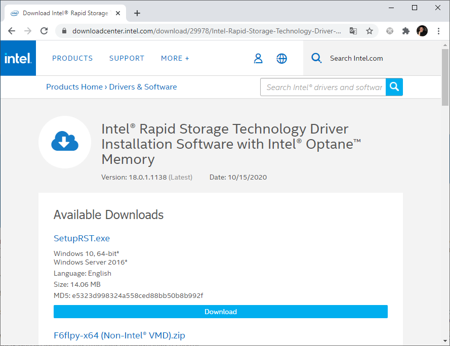 Windows 10 — Intel Rapid Storage Management | Лаборатория сисадмина | Дзен