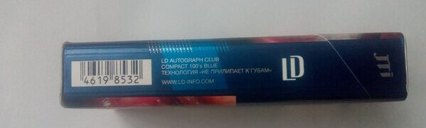 LD Autograph Club Compact 100's Blue обзор сигарет | Табачный разбор | Дзен