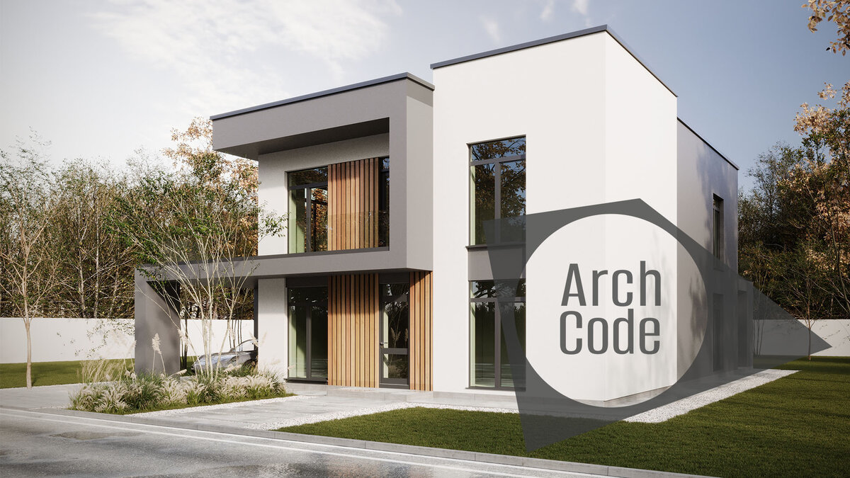 Проект дома хай тек с отличной планировкой Archcode Проектирование