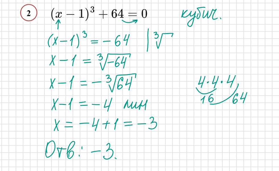 Занятие 3 Как решать кубическое уравнение Часть 1 Стандартные кубические уравнения Подслушано
