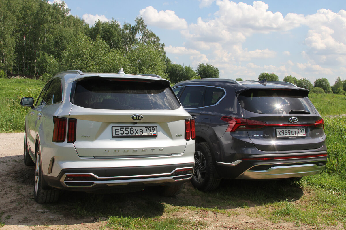 Хендай Санта Фе против Киа Соренто: SUV внутриусобица | AUTOMPS | Дзен