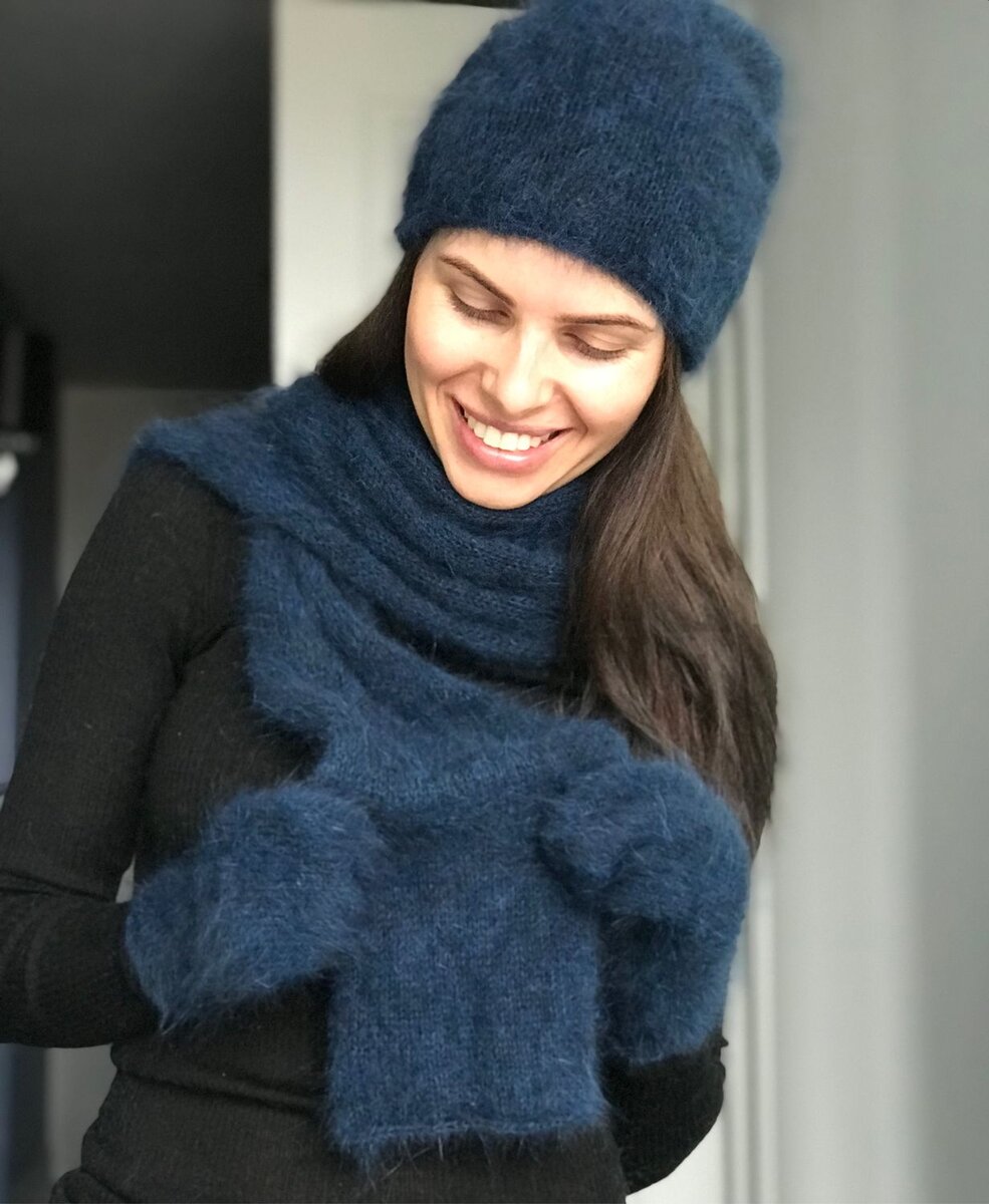 А вы готовы к холодам? Идеи женских вязаных комплектов | Факультет рукоделия | Дзен