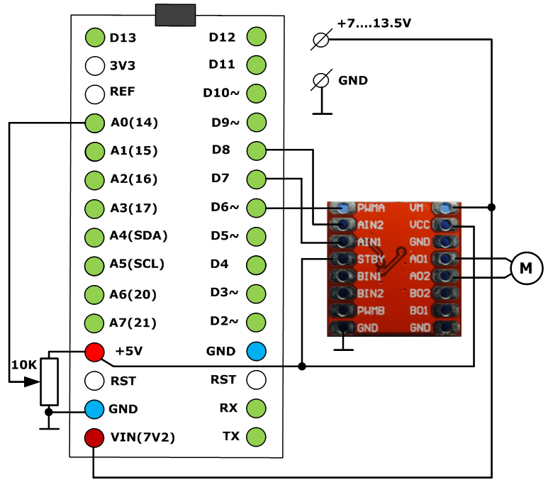 Как работать с драйвером электродвигателя на примере TB6612FNG | Электроника, ESP32, Arduino | Дзен