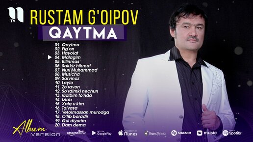 Rustam G'oipov - Qaytma nomli albom dasturi | NevoMusic | Дзен
