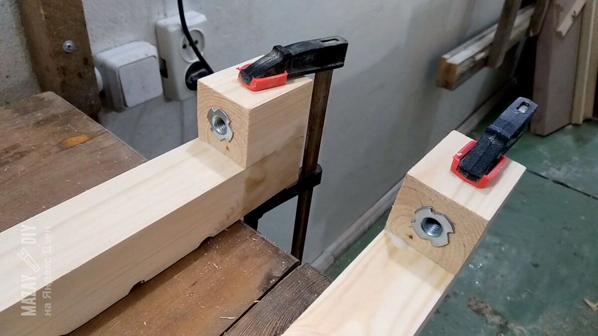 Струбцины для склейки деревянных щитов своими руками | Чертежи | Mazay ...