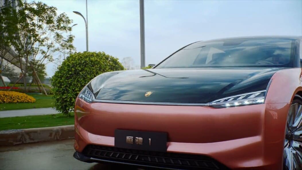 Evergrande Auto показал свой первый электромобиль бренда Hengchi. Он ...
