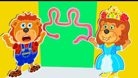Escape Room and more funny challenges | Lion Family | Cartoon for Kids ...