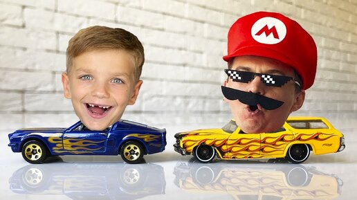 Mark plays with a friend and gets new cars for kids | Mark Production ...