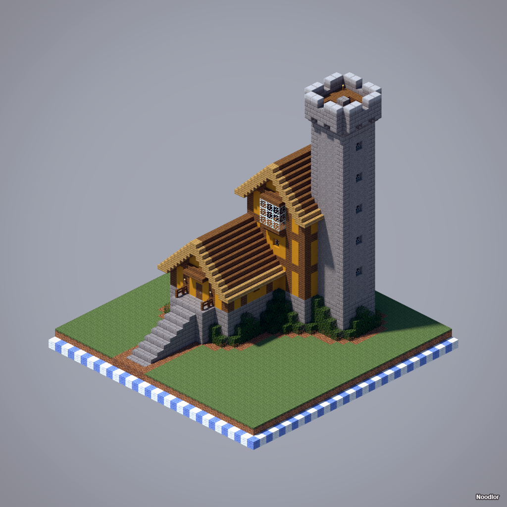 Как построить красивый замок в Майнкрафте | Гайд | Кнехт | Дзен