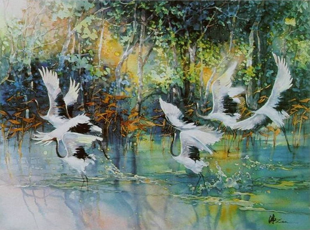 Акварели китайского художника Lian Quan Zhen: kolybanov — LiveJournal