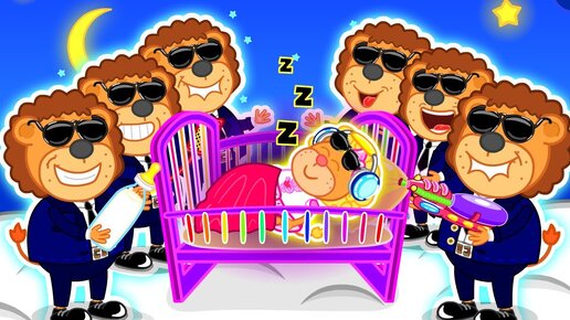 Bodyguard Protects Baby - Kids Stories About Baby | Lion Family ...
