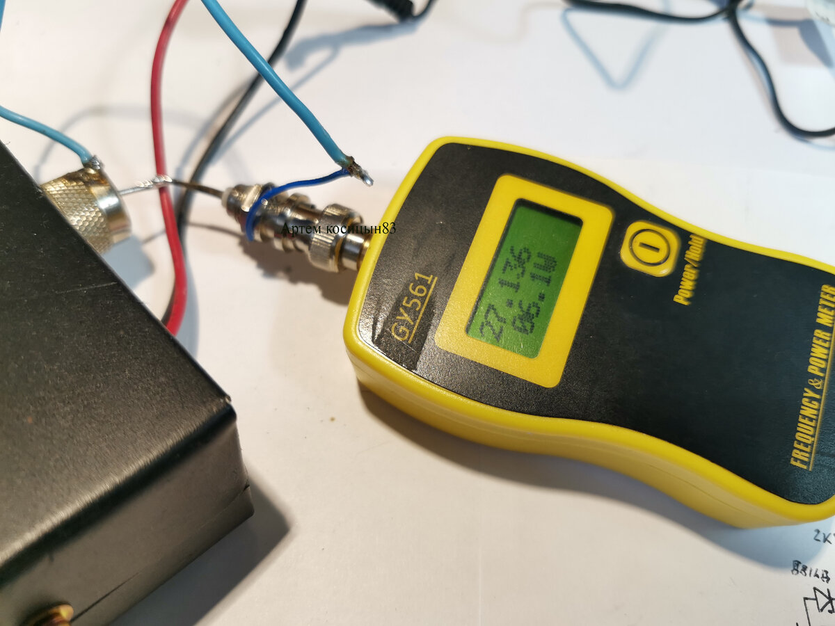 Простой усилитель мощности на 27 МГц на полевом транзисторе ...