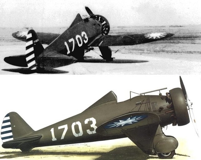 Boeing P-26 "Peashooter" на Дальнем Востоке. | Тихий океан 1/72 | Дзен