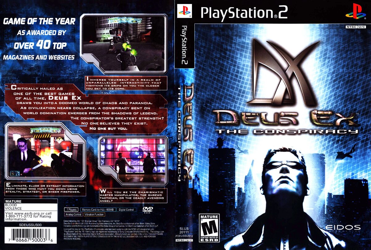 Deus Ex | полная хронология (игры, книги, комиксы и т.п.) | Миры ...