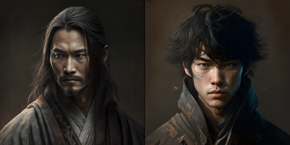 Нейросеть Midjourney показала как бы могли выглядеть герои Властелина колец в азиатском