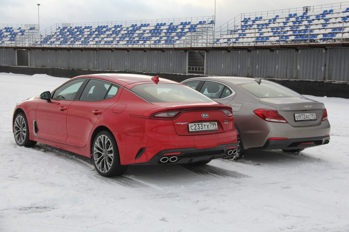 Genesis G70 или Kia Stinger: Чей полный привод круче? | AUTOMPS | Дзен