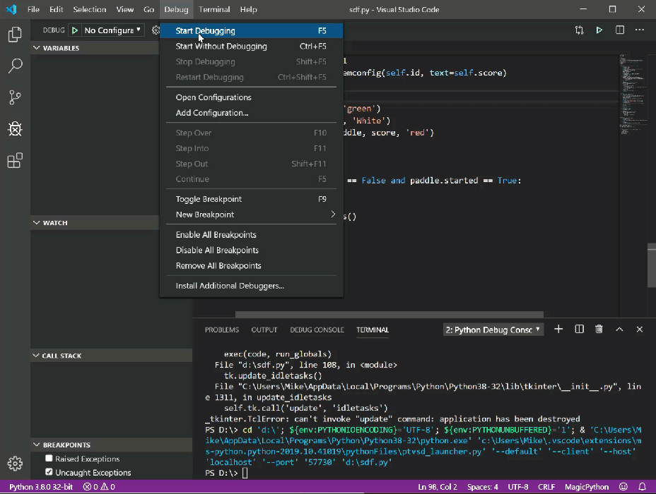 Пишем игру на Python | Журнал «Код» | Дзен