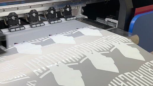 HEADCRAFT | Как печатают на DTF принтере термотрансферы | Дзен