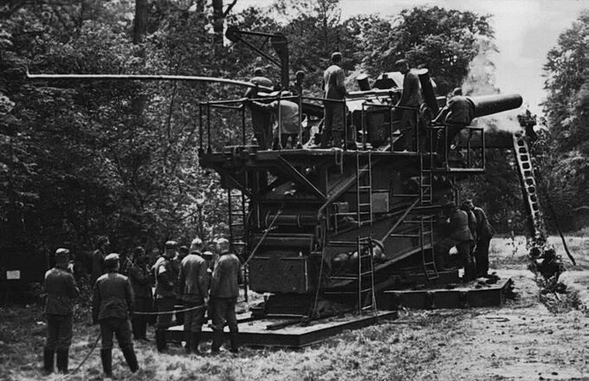 355-мм осадная гаубица - мортира М1.Ч.4. | История германской ...
