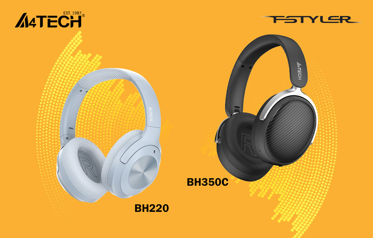 Складная конструкция и гибридная мембрана: беспроводная гарнитура A4Tech Fstyler BH220 и BH350C ...