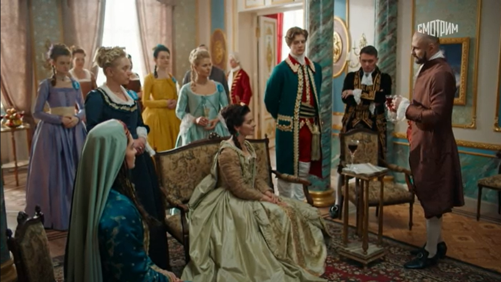 Сериал "Екатерина. Фавориты 4". Императрица, Крым, Ланской, Павел и ...