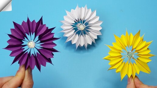 3d paper snowflakes | Christmas paper crafts 2024 | 123 Easy Paper ...