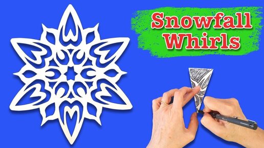 Whispers of Winter: Elegant Paper Snowflake Ornaments | ADARA DIY | Дзен