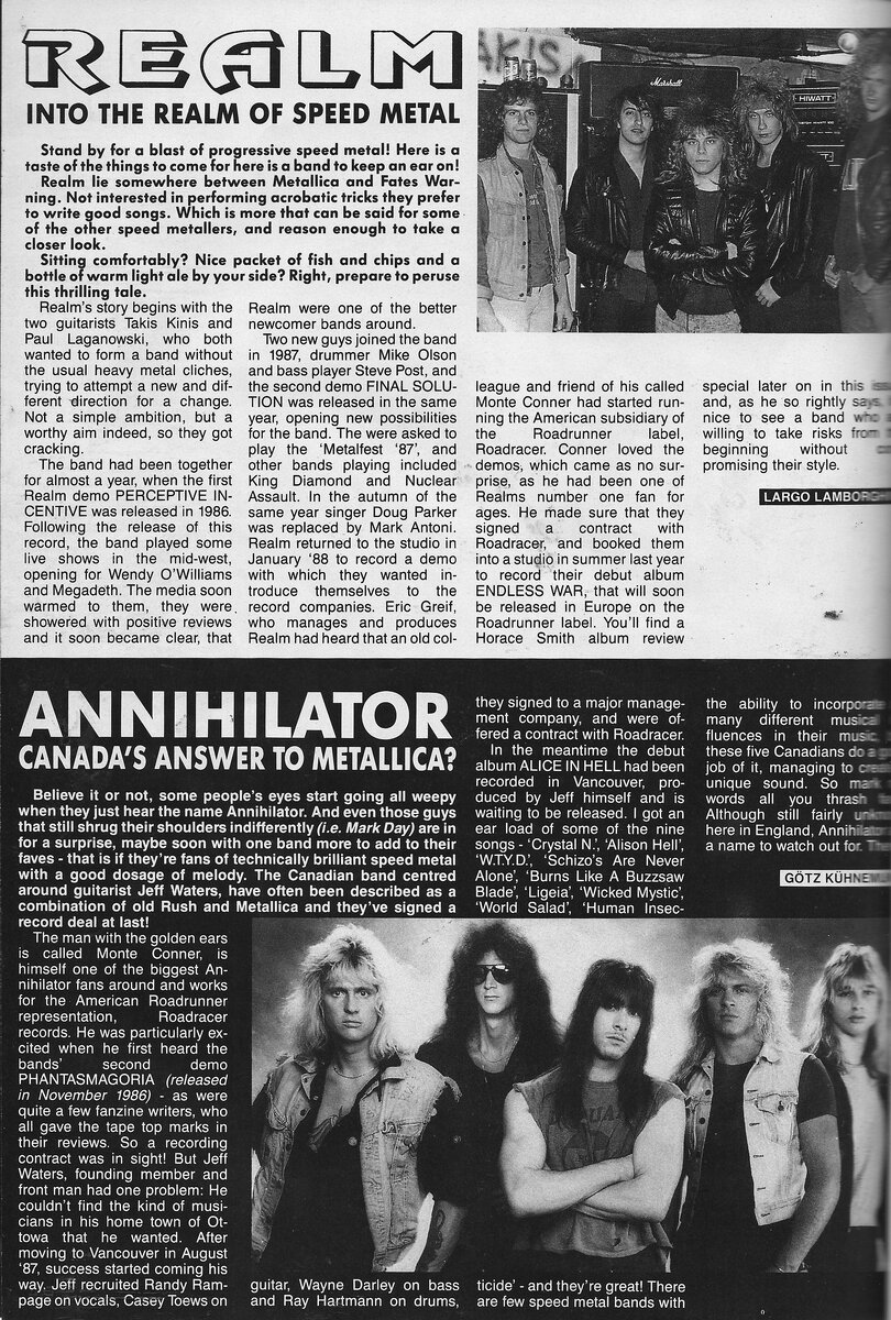 Annihilator - канадский ответ Metallica? | Metal Hammer 80's | Дзен