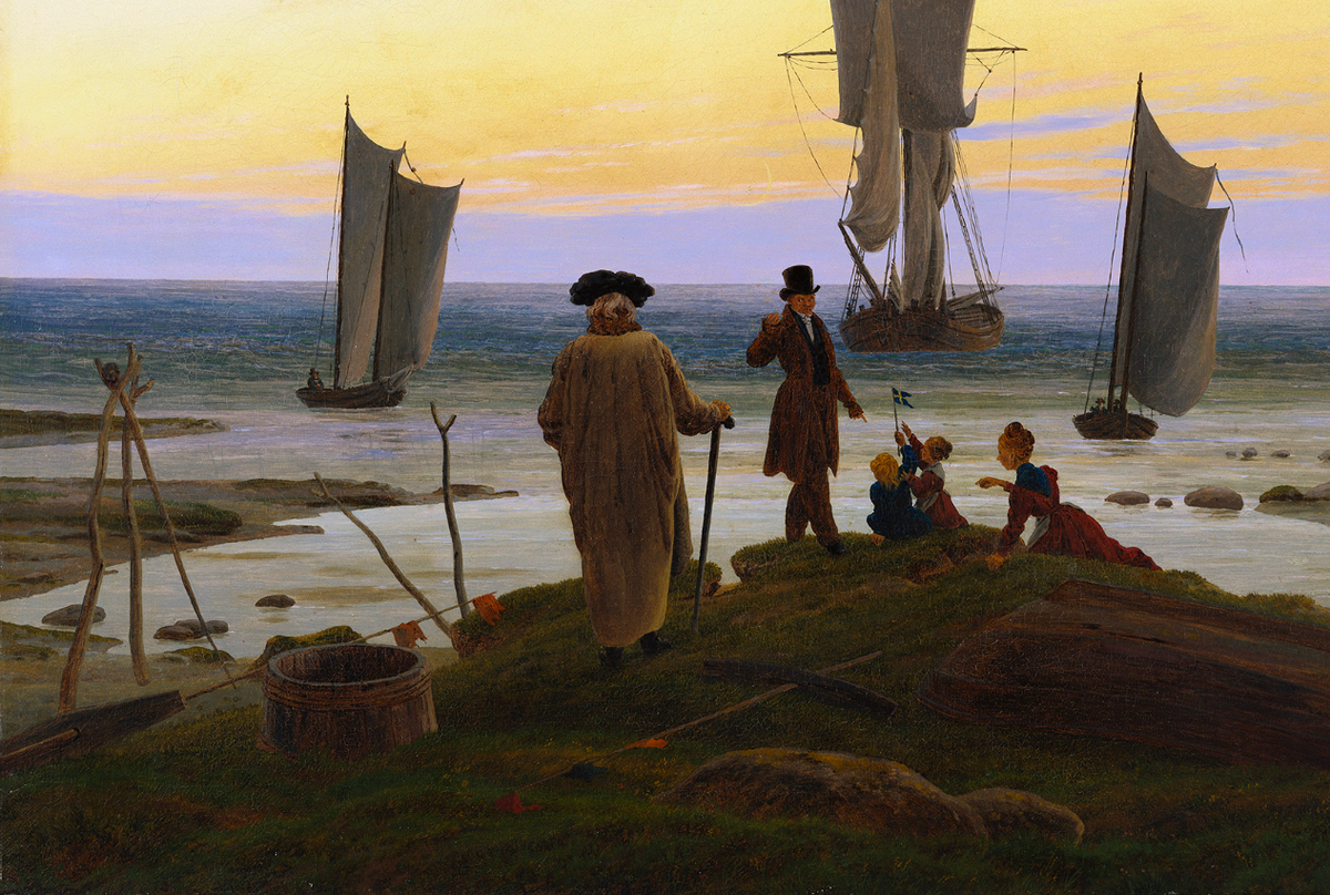 Картина «Ступени жизни — живописное завещание Каспара Давида Фридриха Скрипка Энгра об