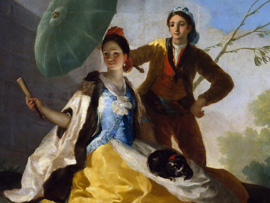 Франсиско Гойя «Зонтик», 1777 г. | Живописные истории | Дзен